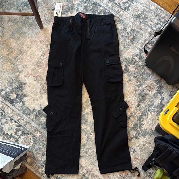 Match | Pants | Match Black Cargo Pants With Utility Design | Poshmark